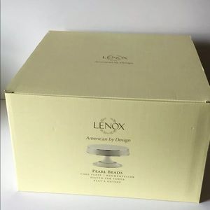 Lenox | Dining | Lenox Pedestal Cakeplate Platinum Pearlescent 95 ...